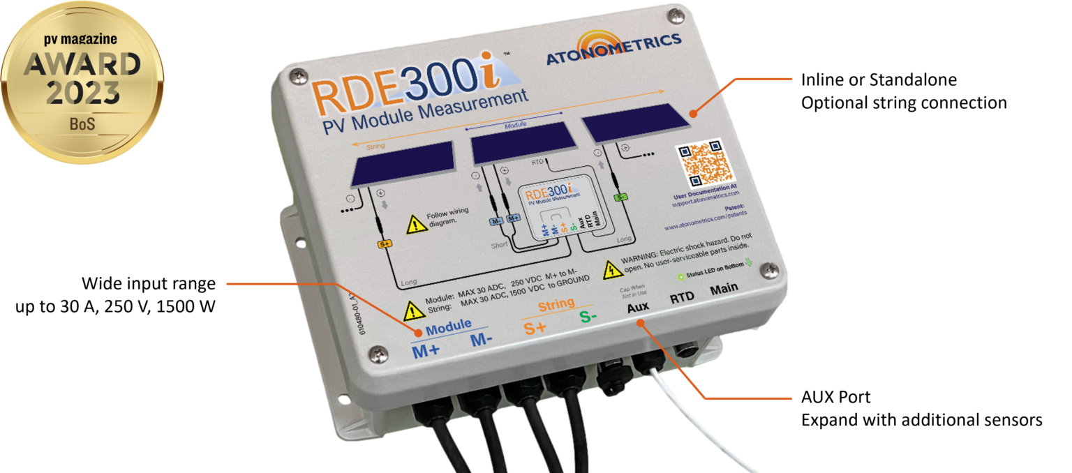 RDE300i - Atonometrics